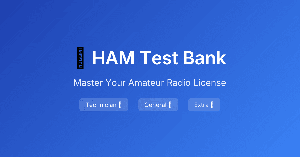 FCC Ham Radio Practice Tests 2024-2028 | Technician, General, Extra ...